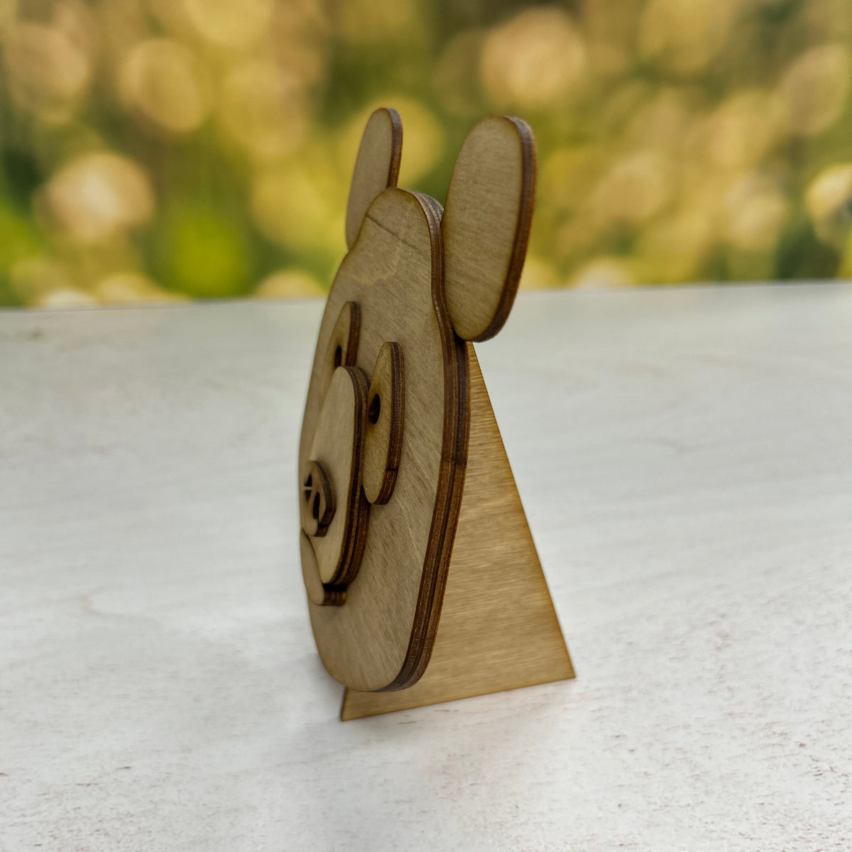 Giant Panda Bear Shelf Bust – Rack and Plume